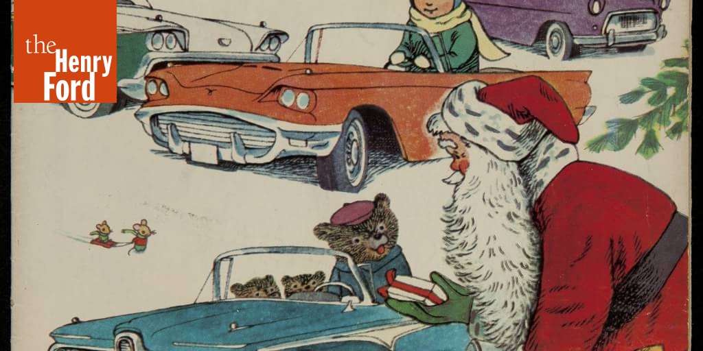 Children's Activity Book, "Christmas at the Ford Rotunda," 1958 - The ...