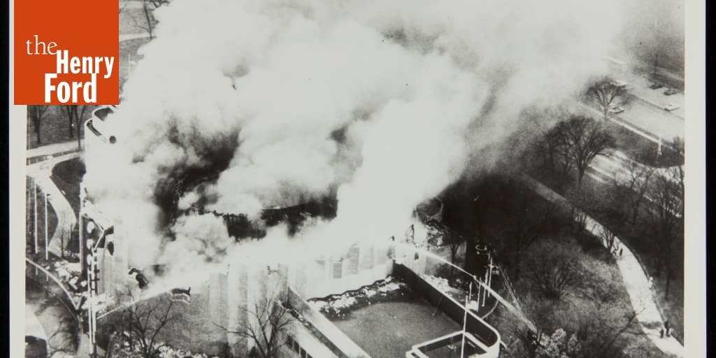 Ford Rotunda Fire, Dearborn, Michigan, November 9, 1962 - The Henry Ford