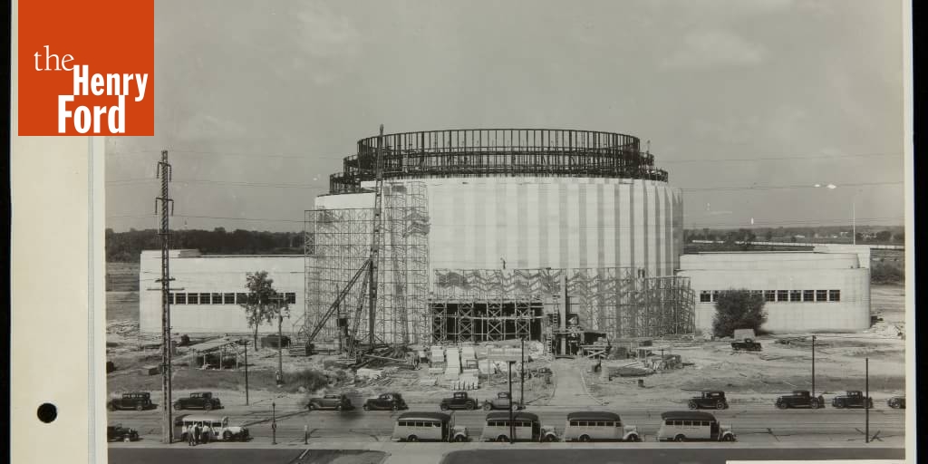 Ford Rotunda Construction Site, Dearborn, Michigan, July 31, 1935 - The ...