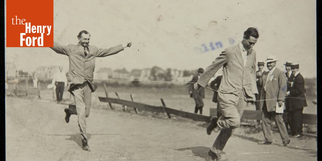 Men Running a Race, circa 1925 - The Henry Ford