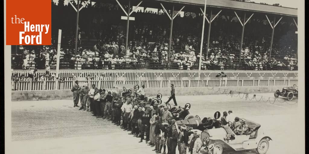 Driver Lineup at the 1911 Indianapolis 500 Race - The Henry Ford