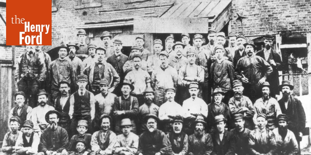 Detroit Dry Dock Company Employees, Including Henry Ford, 1880-1882 ...