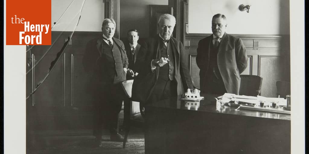 Arthur Williams, Nicholas Brady, Thomas Edison and Thomas Murray at New ...
