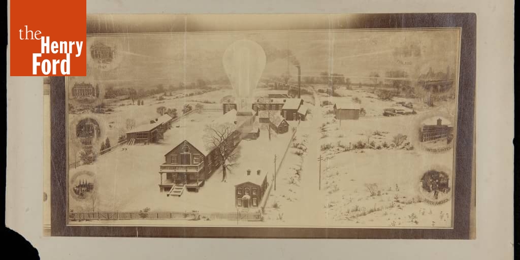 Thomas Edison's Menlo Park Laboratory Compound, 1879-1880, with Added ...