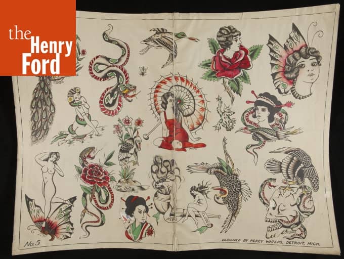 Tattoo Flash, circa 1920 - The Henry Ford