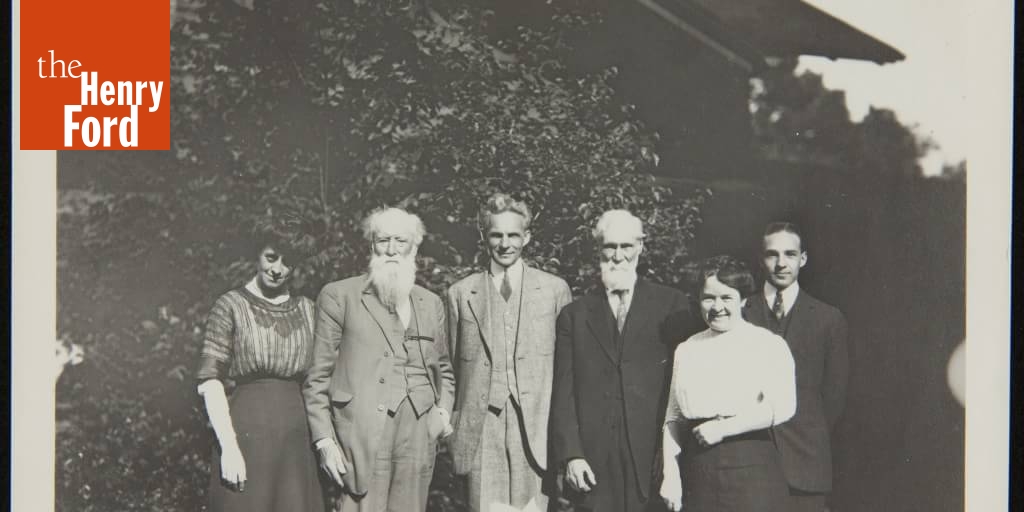 Clara Barrus, John Burroughs, Henry Ford, Eden Burroughs, Clara Ford ...