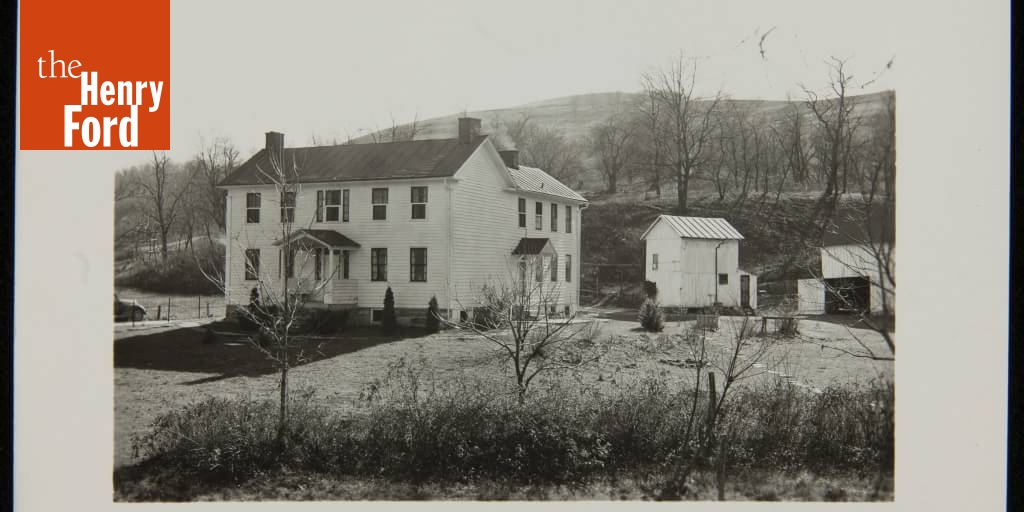Ackley Farmhouse near Ackley Covered Bridge, West Finley, Pennsylvania ...