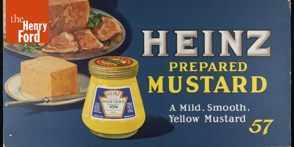 Streetcar Advertising Poster for Heinz Prepared Mustard, "A Mild ...