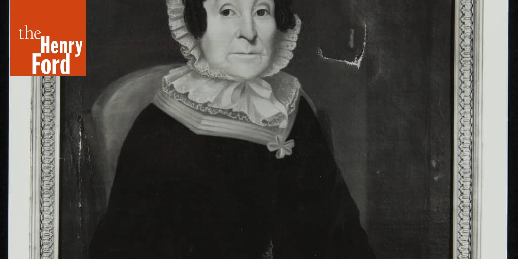 Portrait of Rebecca Webster, after 1823, Photographed in Henry Ford ...