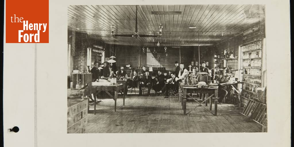 Second Floor of Thomas Edison's Laboratory, Menlo Park, New Jersey ...