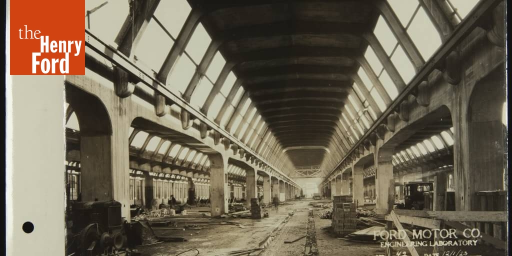 Ford Motor Company--Plant Construction--Dearborn Engineering Lab--1923 ...