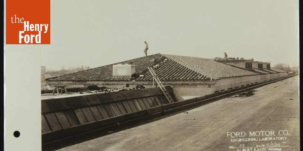 Ford Motor Company--Plant Construction--Dearborn Engineering Lab--1923 ...