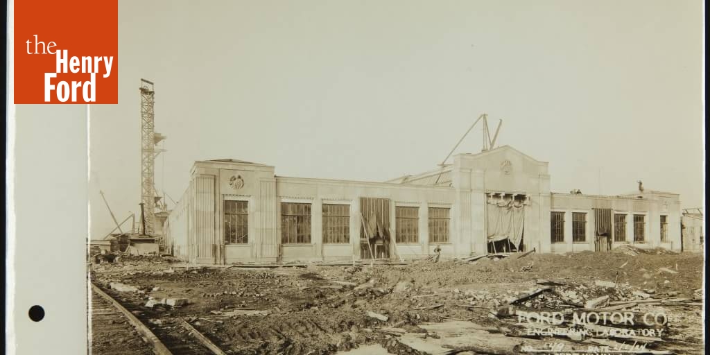 Ford Motor Company--Plant Construction--Dearborn Engineering Lab--1923 ...