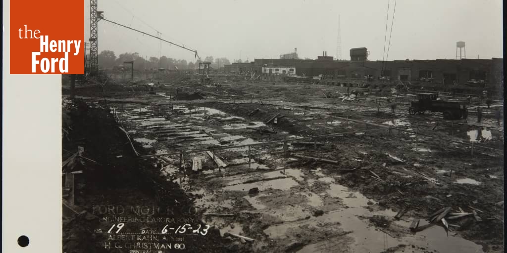 Ford Motor Company--Plant Construction--Dearborn Engineering Lab--1923 ...