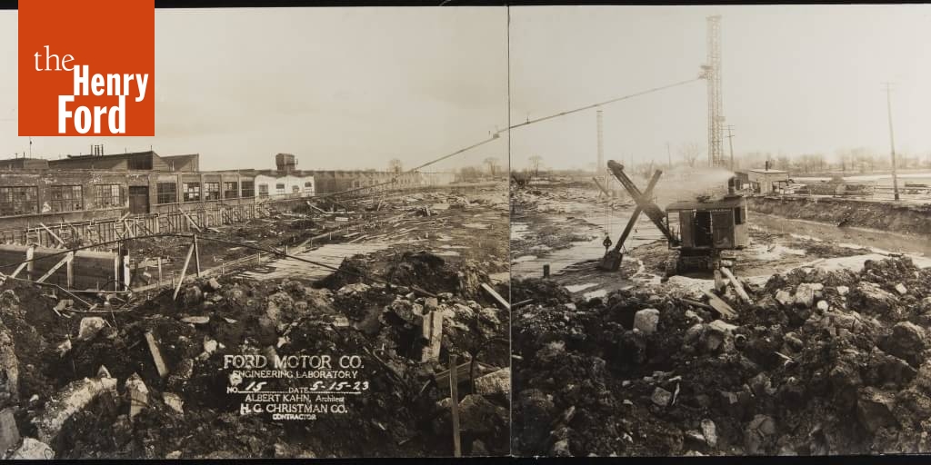 Ford Motor Company--Plant Construction--Dearborn Engineering Lab--1923 ...