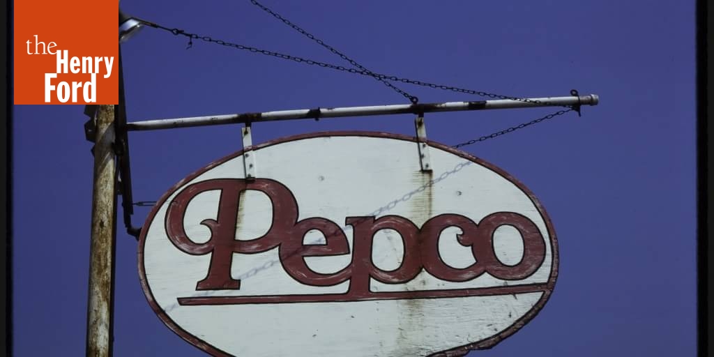 Pepco Gas Station Sign, South Norwalk, Connecticut, 1979 - The Henry Ford