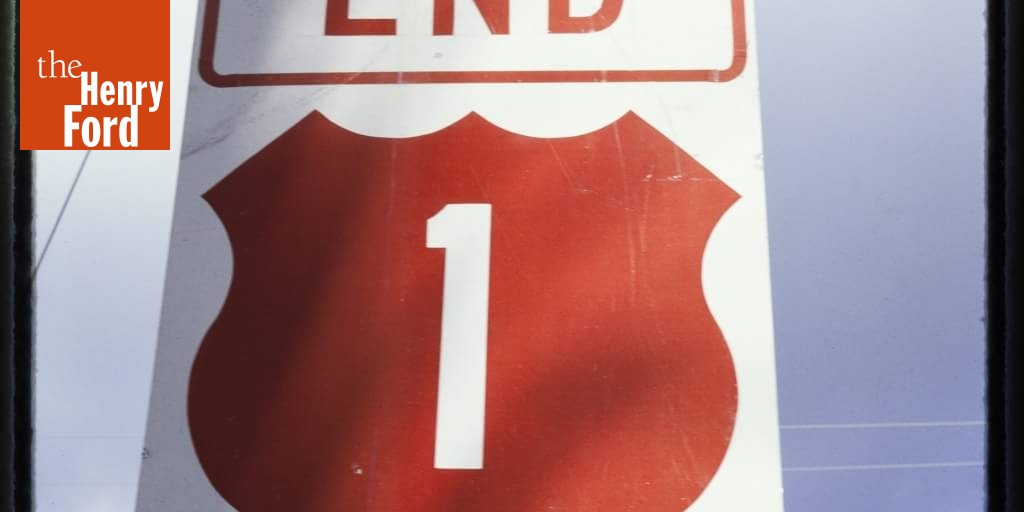 End: Route One Sign, Key West, Florida, 1985 - The Henry Ford