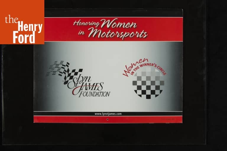 Calendar, "Honoring Women in Motorsports," 2006-2007 - The Henry Ford
