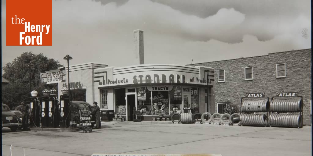 Tracy's Standard Service, Gaylord, Michigan, 1940 - The Henry Ford