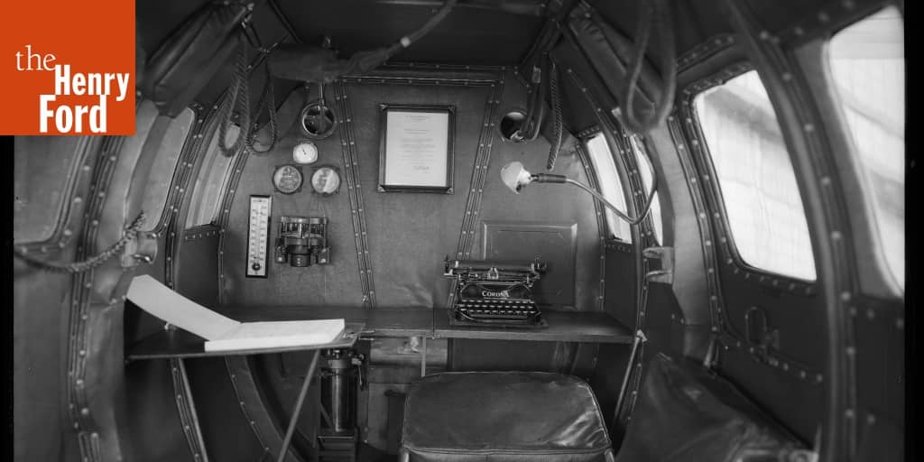 Detroit News--Airplane--Lockheed Vega--Interior and Exterior Views ...