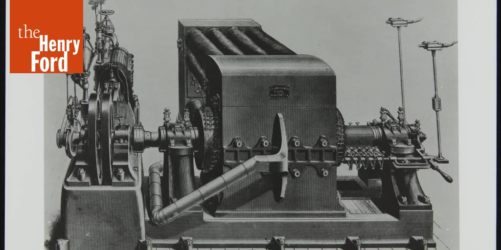 Edison "Jumbo" Dynamo at the Pearl Street Lighting Station, New York ...