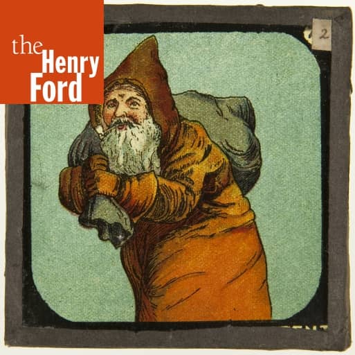 Lantern Slide, Santa Claus, 1880-1897 - The Henry Ford