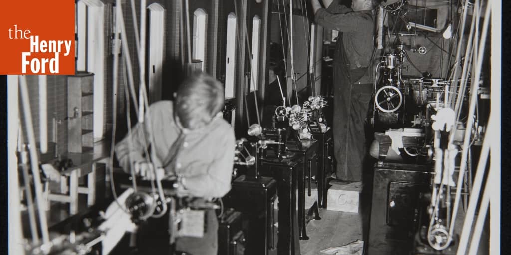 Model of Edison's Menlo Park Machine Shop at Ford Exhibition Building ...