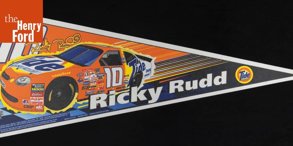 Pennant, "Ricky Rudd, #10," 1998 - The Henry Ford