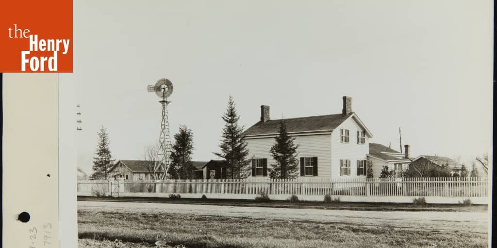 Ford Home (Henry Ford's Birthplace) at Its Original Site, Dearborn ...