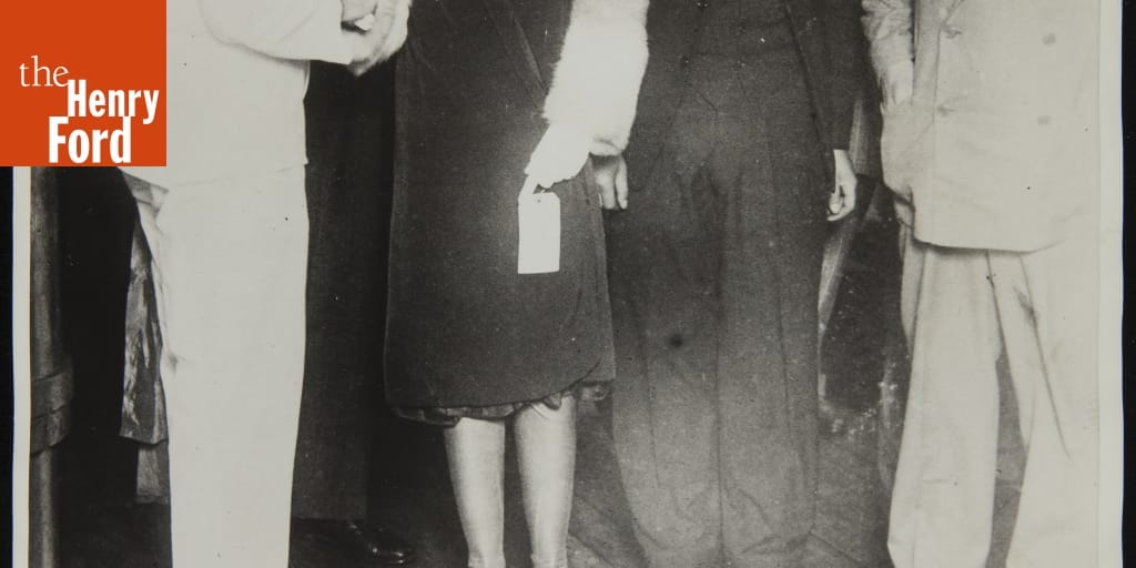 Amelia Earhart Meets Richard Byrd aboard SS President Roosevelt ...