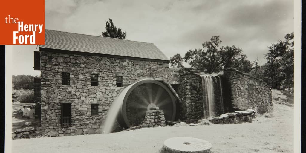Gristmill near the Wayside Inn, Sudbury, Massachusetts, circa 1928 ...