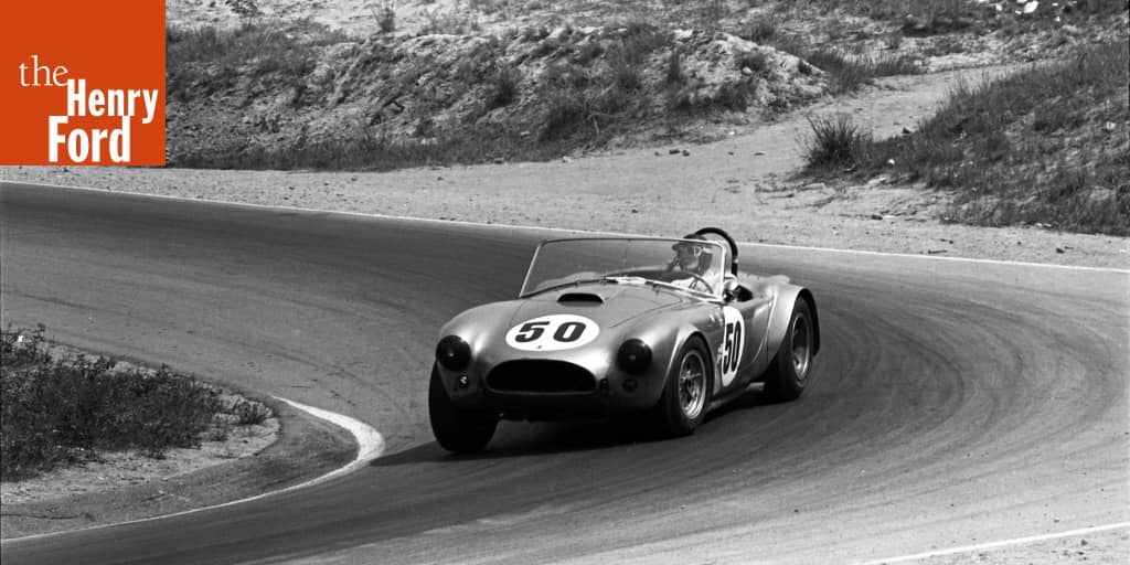 Shelby Cobra Driven by Ken Miles in the Player's 200 Race, Mosport Park ...
