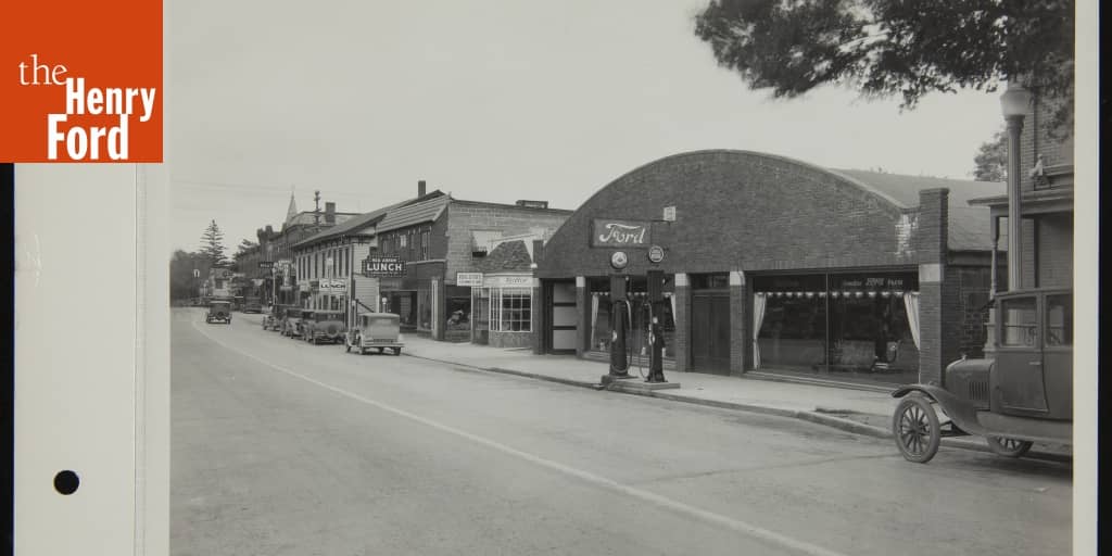 Ford Automotive Service Station, Street View, 1929 - The Henry Ford
