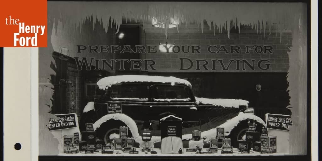 "Winter Driving" Window Display at Stark Hickey Ford Dealership ...