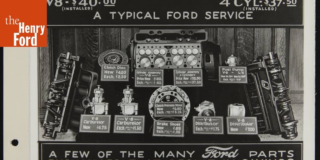 Ford Customer Service "Engine Exchange" Display, August 1933 - The ...