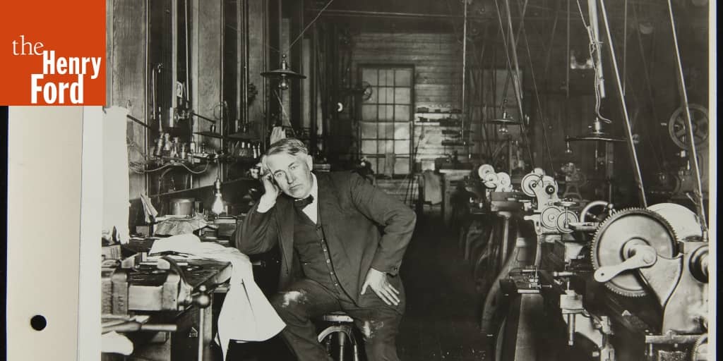 Thomas Edison at His Laboratory in West Orange, New Jersey, 1898 - The ...