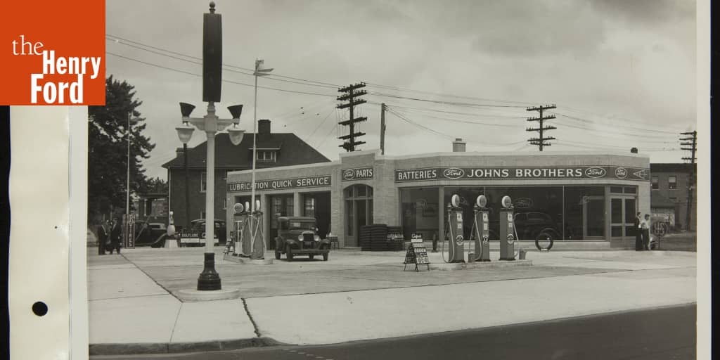 Johns Brothers Super Service Station at Gratiot and Conner, Detroit ...