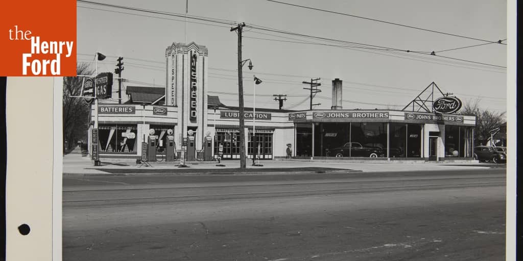 Johns Brothers Super Service Station, Gratiot Avenue, Detroit, Michigan ...
