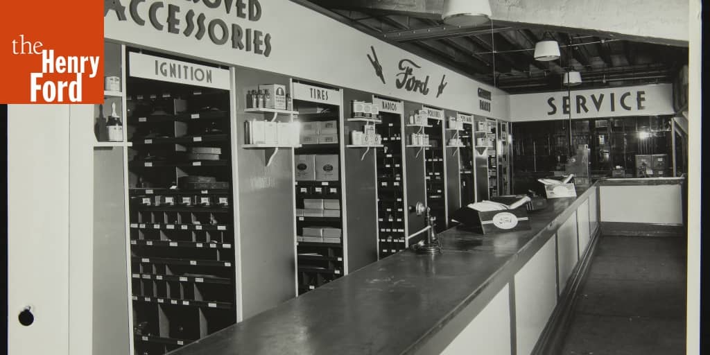 Ford Dealership Service Parts Counter, August 1939 - The Henry Ford
