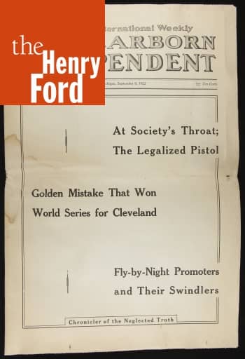 Dearborn Independent Newspaper for September 9, 1922 - The Henry Ford