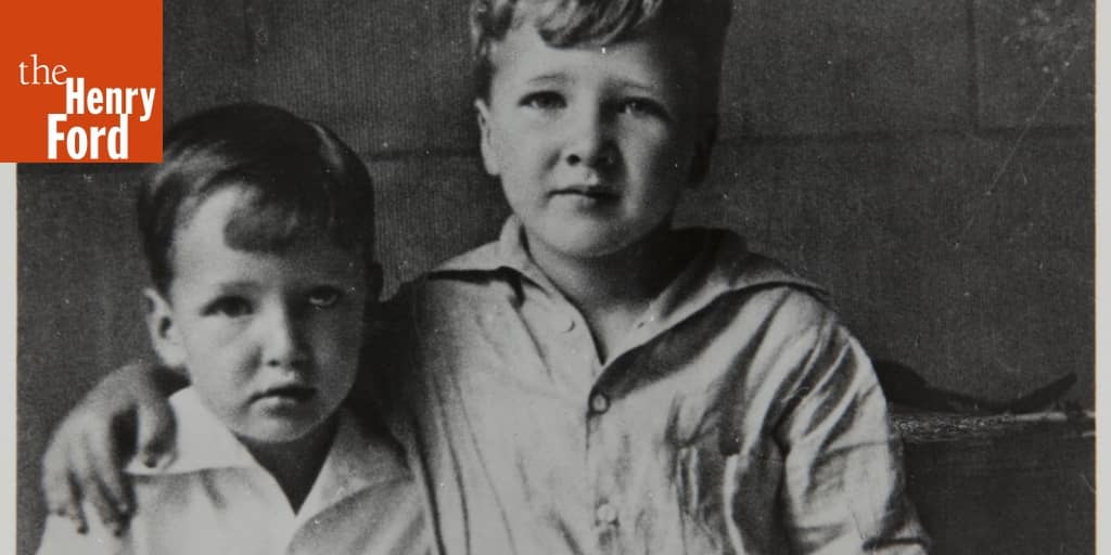 Benson Ford and Henry Ford II, circa 1924 - The Henry Ford