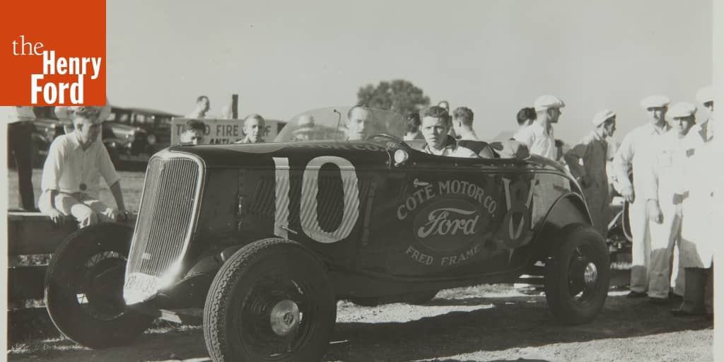 Fred Frame Driving for Cote Motor Company, Elgin National Auto Race ...