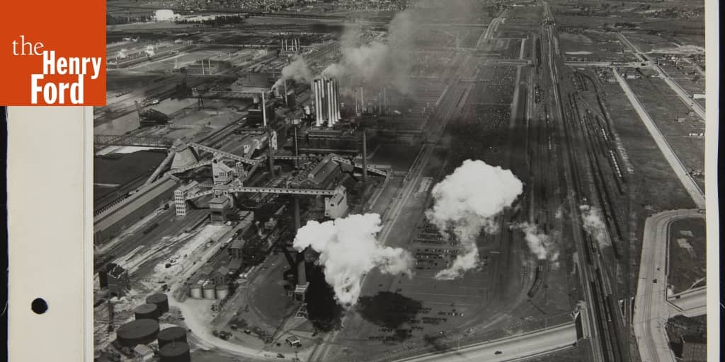 Aerial View of Rouge Plant, August 28, 1935 - The Henry Ford
