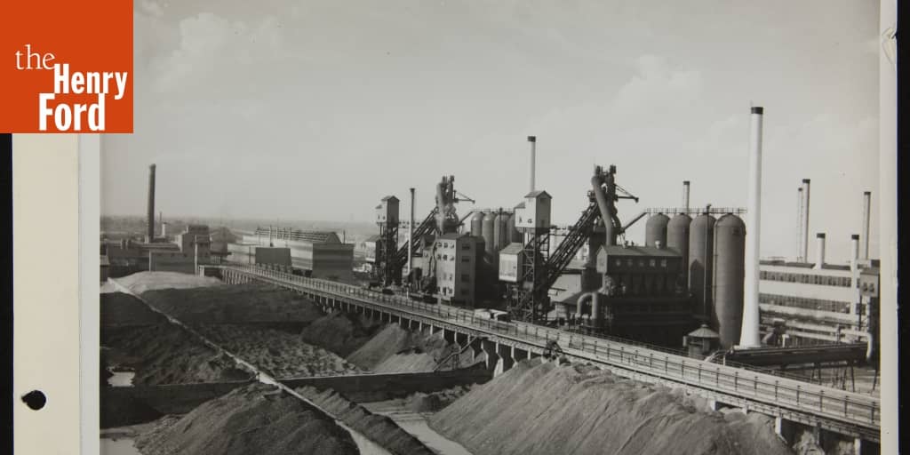 View of Ford Rouge Plant from Coal Bridge, August 20, 1937 - The Henry Ford