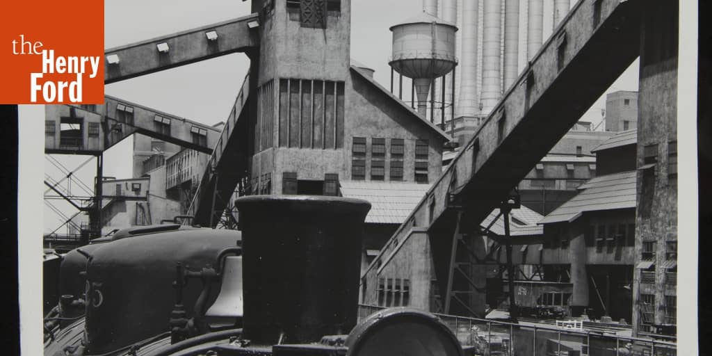 Train in Front of Powerhouse at Ford Rouge Plant, June 13, 1938 - The ...