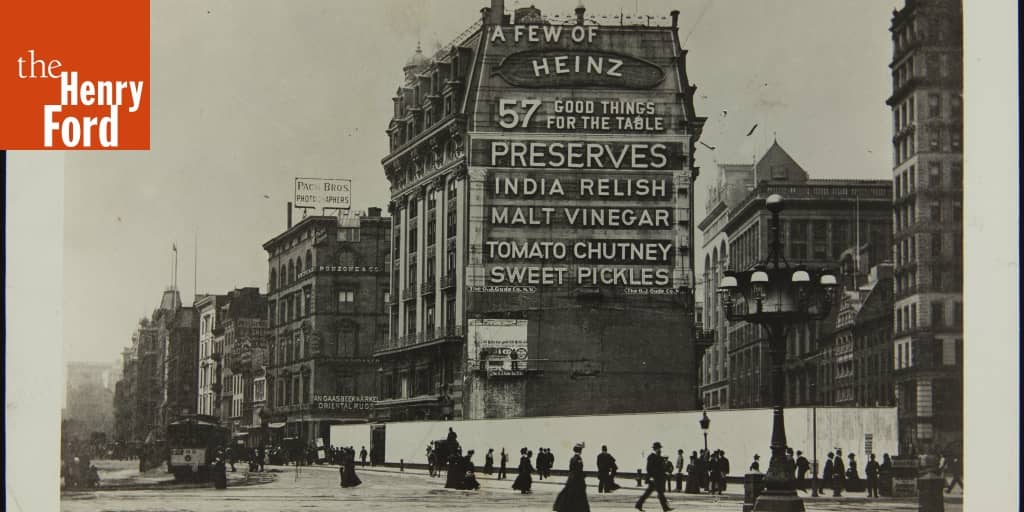 Electric Advertising Sign, H. J. Heinz Company, New York City, circa ...