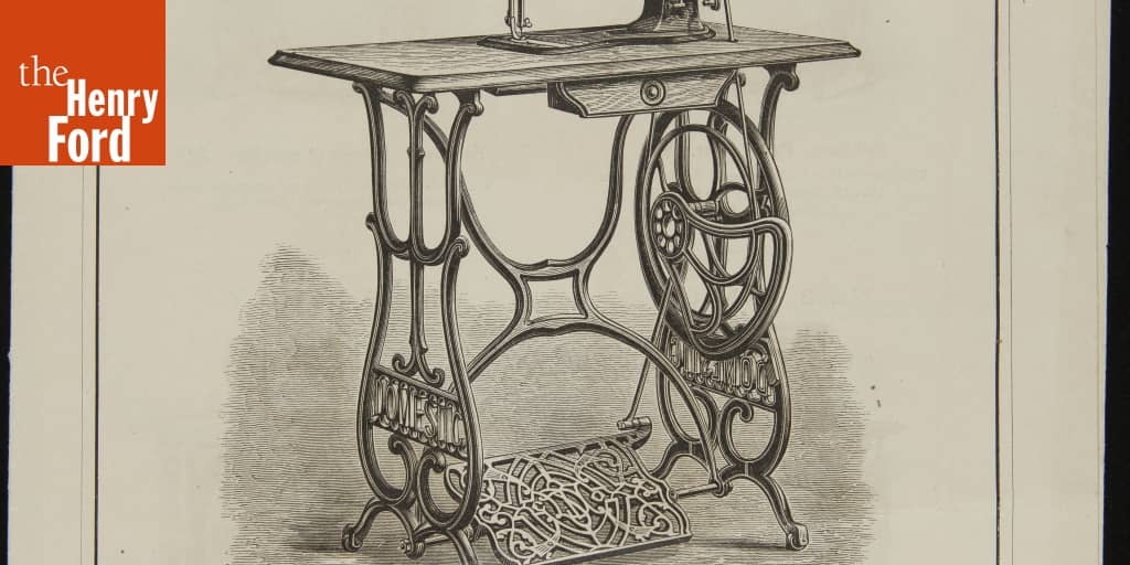 Illustrations of the "Domestic" Sewing Machines, circa 1880 - The Henry ...