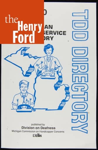 Michigan TDD and Service Directory, 1990 - The Henry Ford