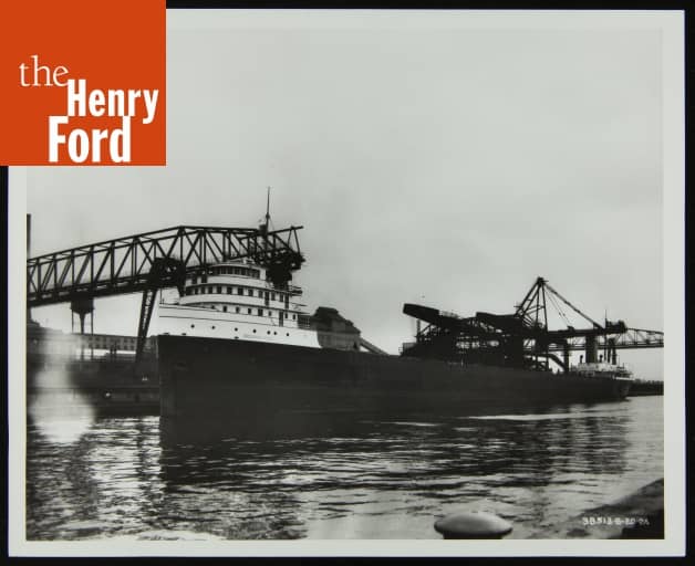 Freighter "Benson Ford" at the Ford Rouge Plant, 1924 - The Henry Ford