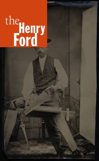 Seated Carpenter with a Saw, circa 1885 - The Henry Ford